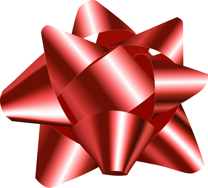 Descarga Vector De Gran Lazo Rojo 2