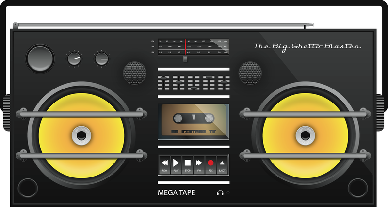 Ghetto Blaster - Vector download