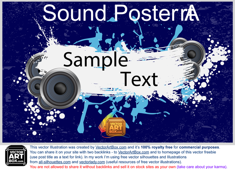 Sound Poster Art 2 Vector Download