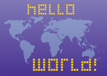 Descarga Vector De Hola Mundo