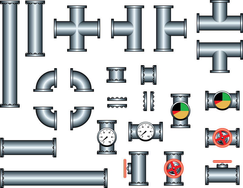Steel Iron Pipe Vector - Vector download