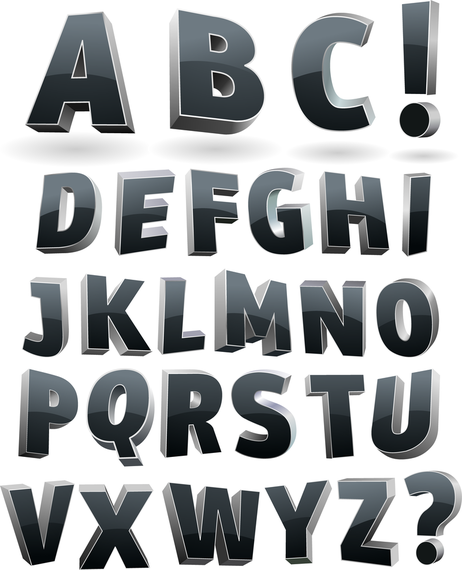 Font Design Series 36 Vector - Vector download