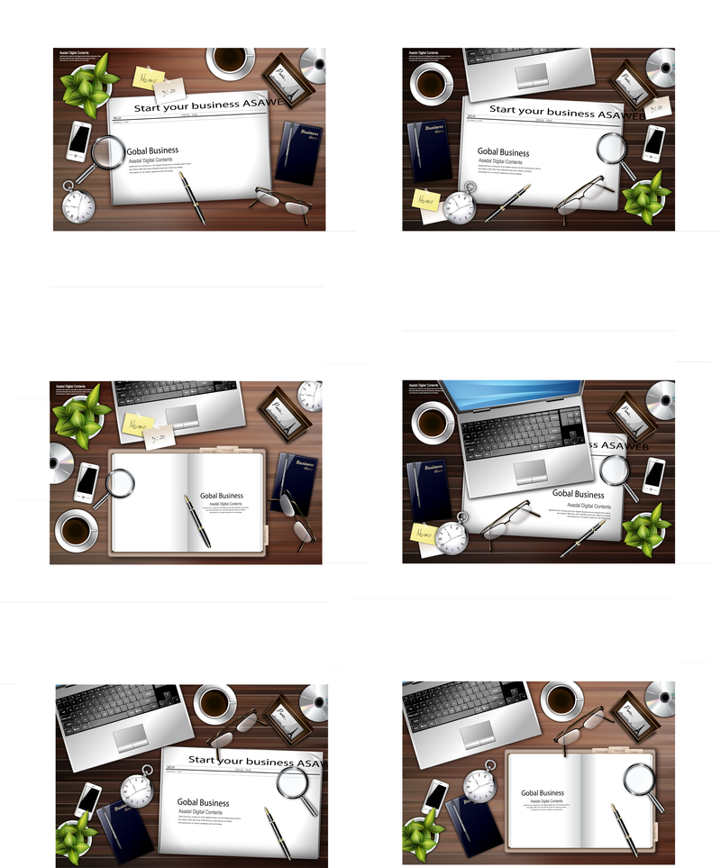 Descarga Vector De Seis Vectores De Escritorio