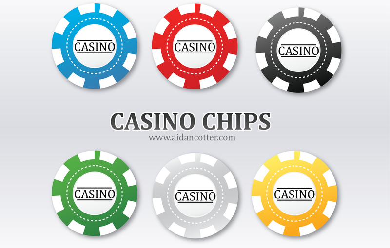 Vetores de fichas de poker - Baixar Vector Vetores de fichas de poker - Baixar Vector