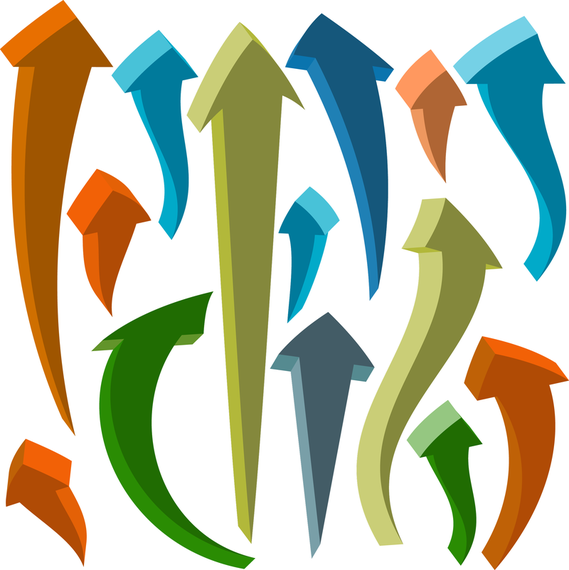 Threedimensional Dynamic Arrow Vector - Vector Download