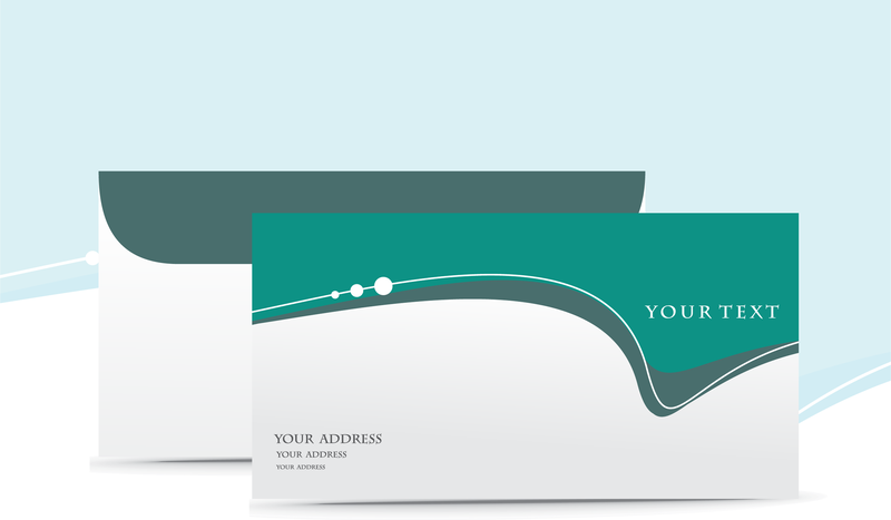 5 Stylish Beautiful Envelope Vector - Vector download