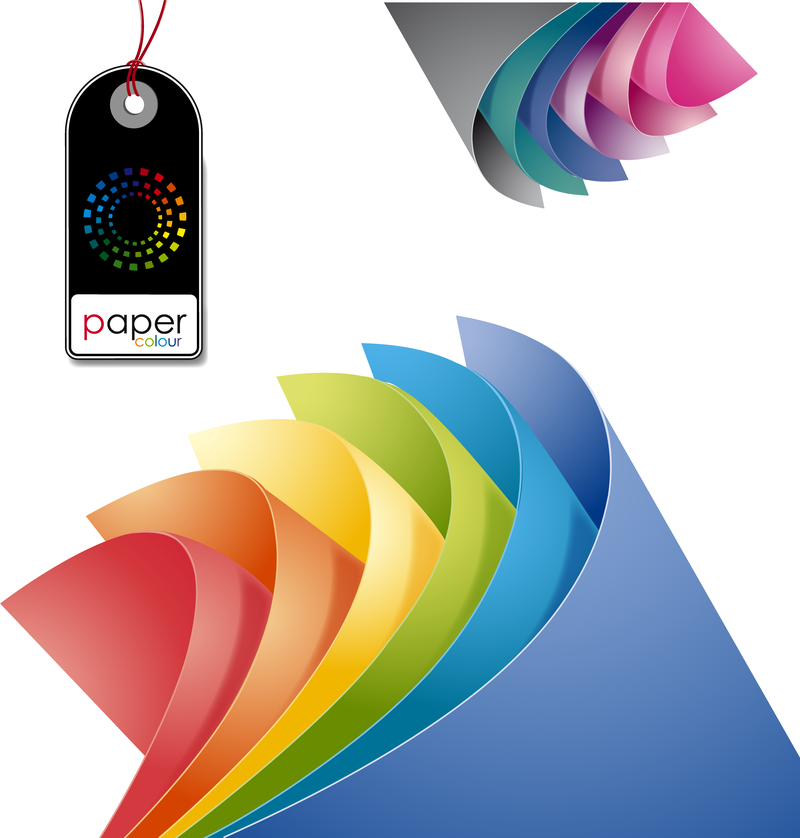 Colored Paper Vector - Vector download