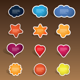 Cute Labels 04 Vector Vector Download