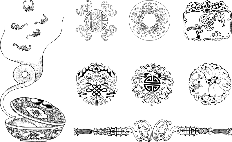 Descarga Vector De De 13 Vector Clásico Chino