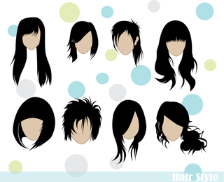 Descarga Vector De Estilos De Cabello