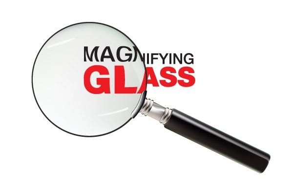 Magnifying Glass Text - Vector download
