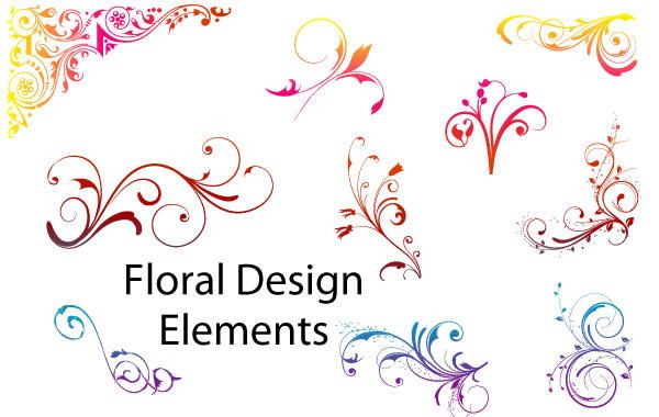 Floral Design Elements - Vector download