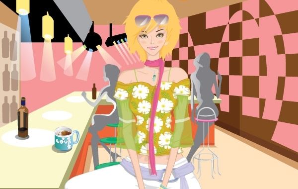 Baixar Vetor De Vector Girl Bar