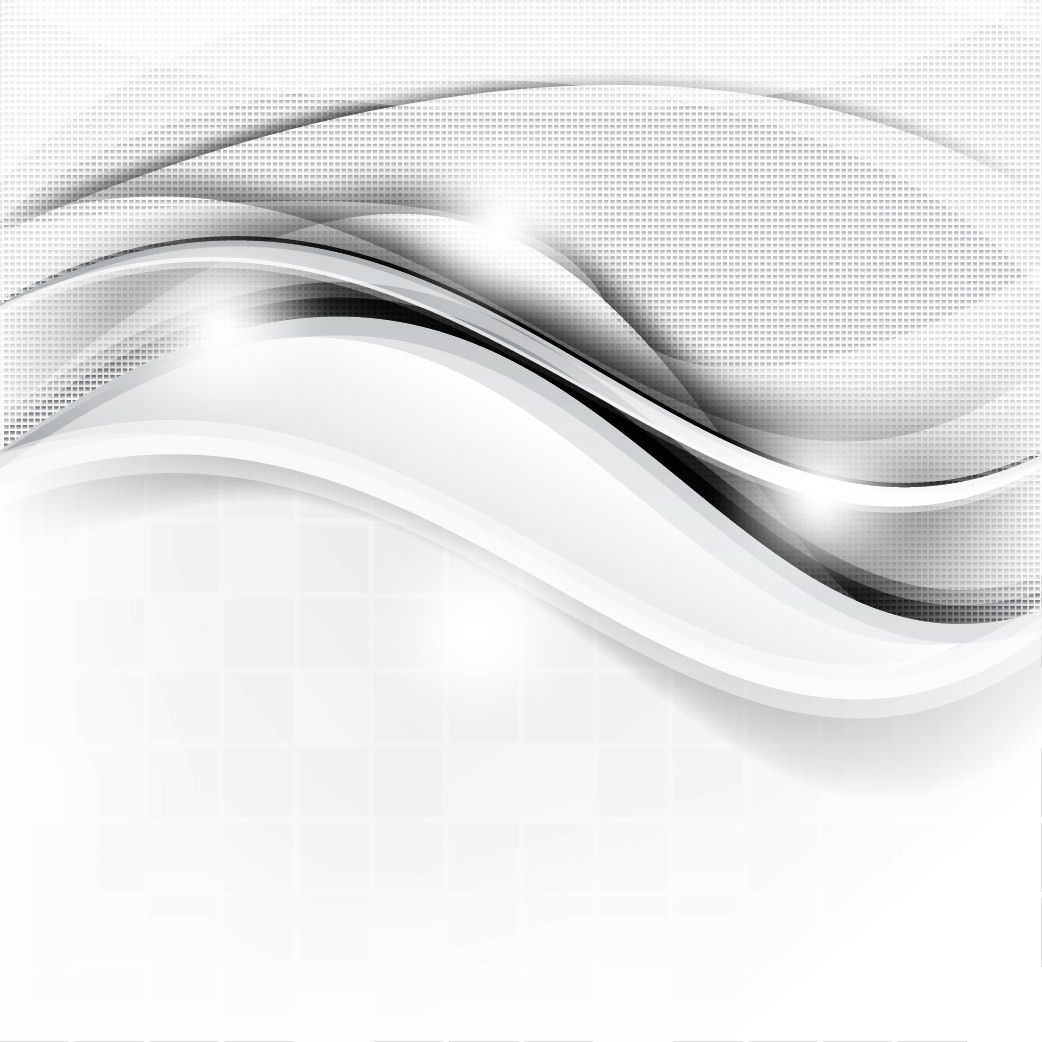 Abstract Waves & Dotted Texture Silver Background - Vector download