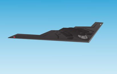 3D Bomber B2 Vector Download