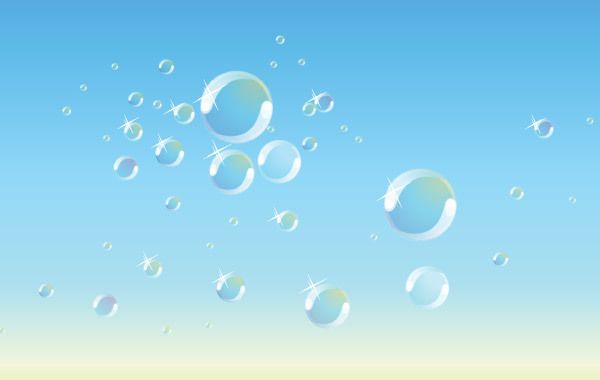 Bubbles Floating - Vector download