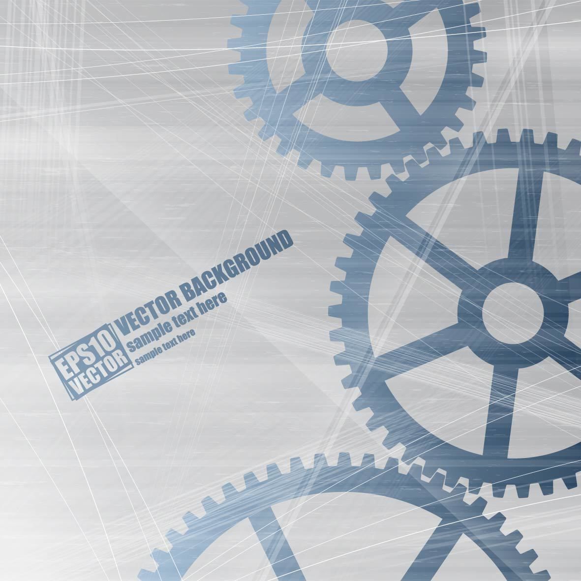 Abstract Gear Background - Vector download