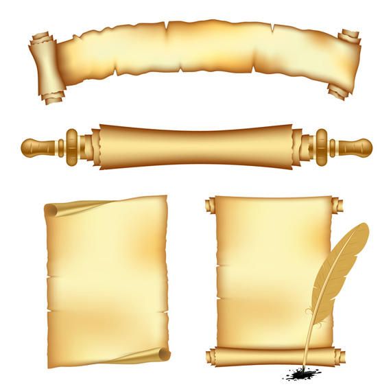 Grunge Vector Scrolls - Vector download