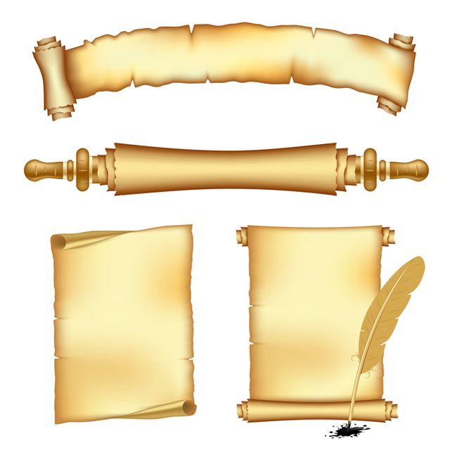 Grunge Vector Scrolls - Vector download