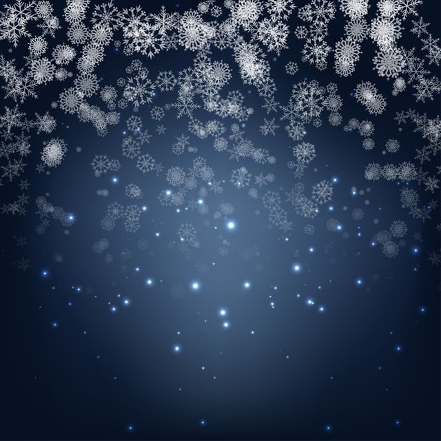 Blue Snowy Background - Vector download