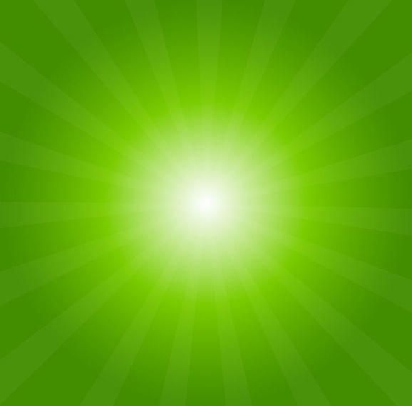 Shiny Green Sunburst Background - Vector download