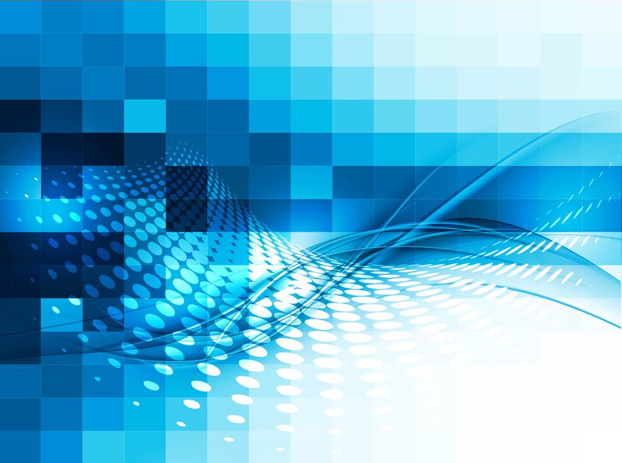 Pixel Squares Halftones Modern Background - Vector download