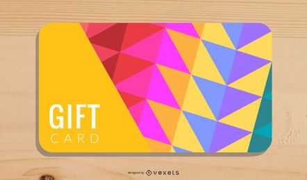 Gift Card Background Design Vector Download