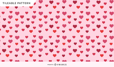 Valentine Heart Pattern Design Vector Download