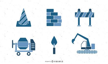 Bau Icons Set - Vektor Download