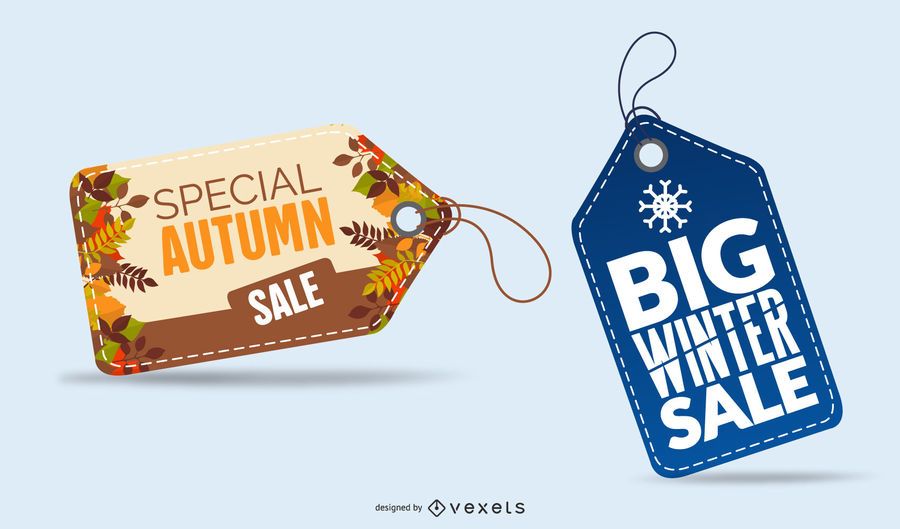 Kit Of Seasonal Sales - Vector Download