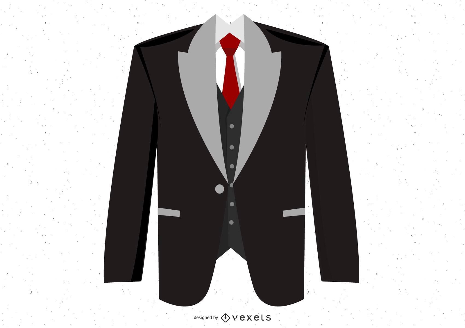 Vector De Traje Negro - Descargar Vector