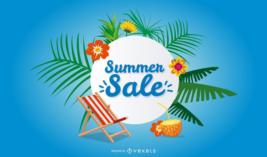 Summer Promotion Banner Design - Vector Download