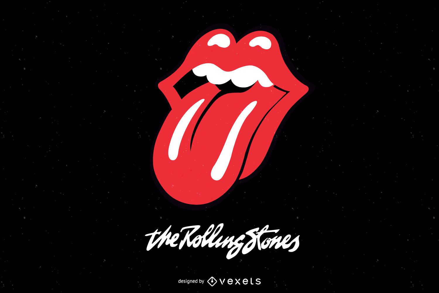 Logotipo Dos Lábios Dos Rolling Stones - Baixar Vector