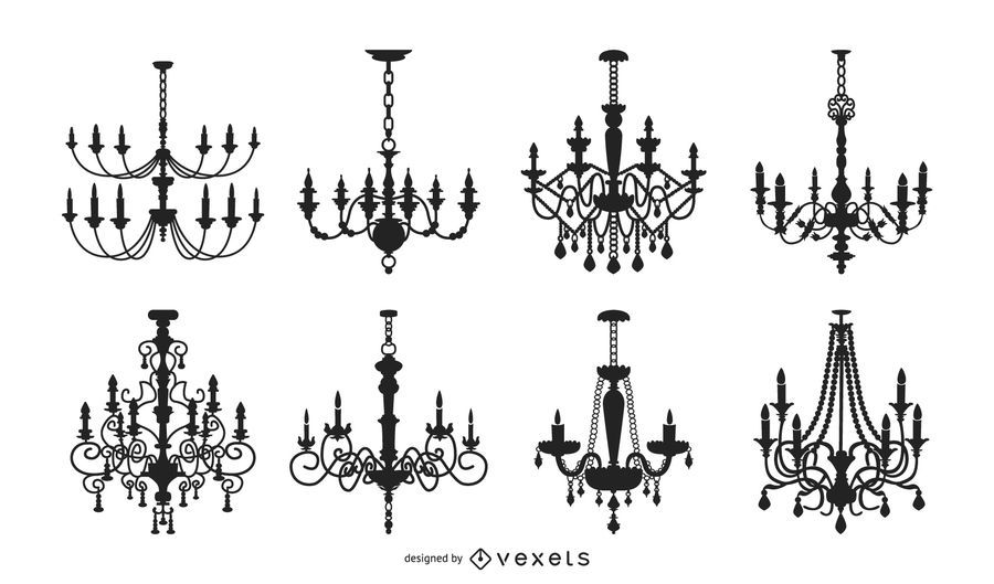 Conjunto De Candelabro - Descargar Vector