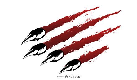 Descarga Vector De Ilustración De La Marca De Garra