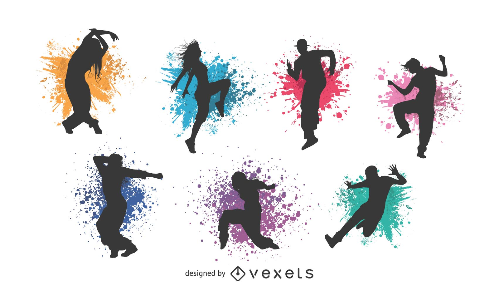 Figuras Clasicas De Baile Vector - Descargar Vector