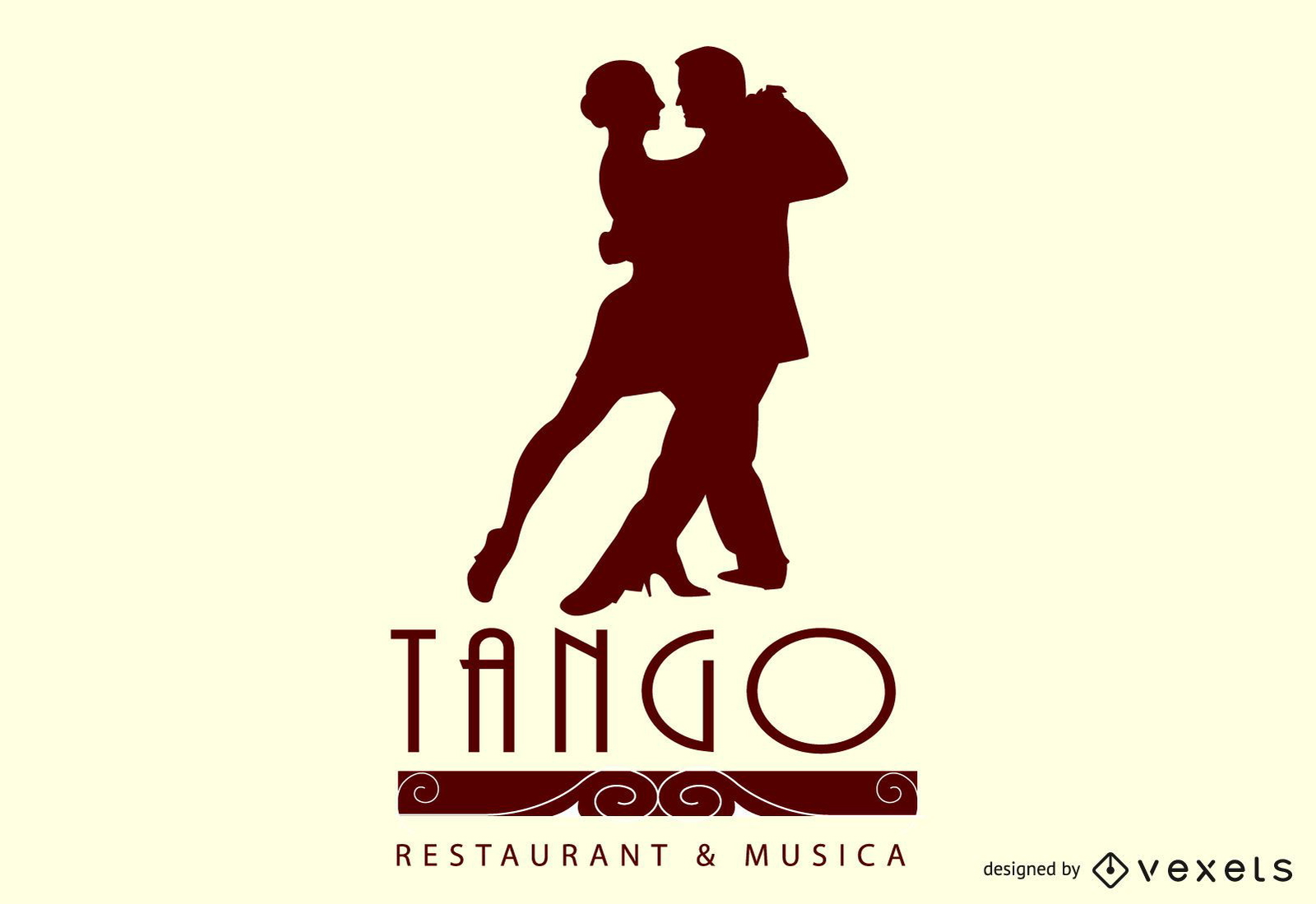 Tango Logo with symbols - Vector download
