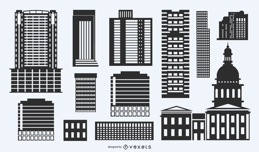 Building Shapes Pack - Vector Download
