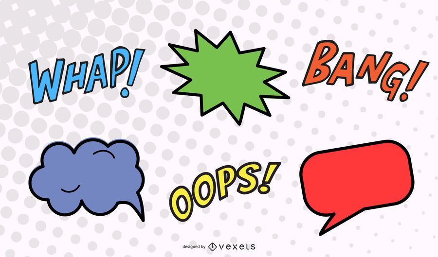 Vector De Palabra De Cómics 2 - Descargar Vector