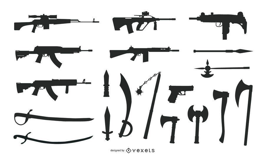 Free Weapons Vector Graphics - Vector Download