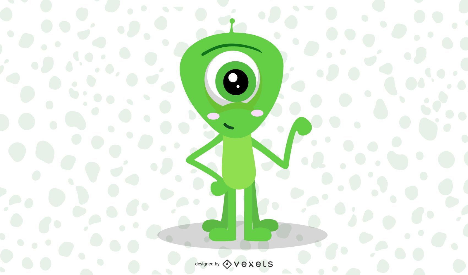 Vector Cute Alien - Vector download