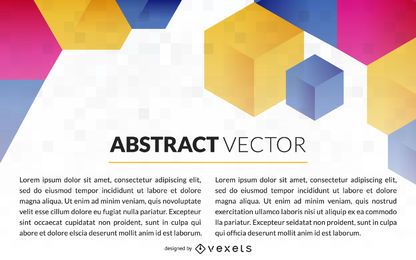 Polygonal Business Template Vector Download