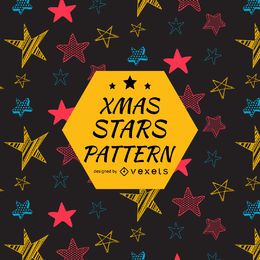 Bright Stars Pattern Vector Download