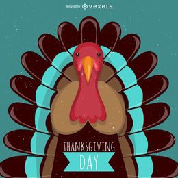 Thanksgiving Turkey Illustration Vector Download