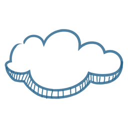 Brush Drawing Cloud Message Transparent PNG & SVG Vector