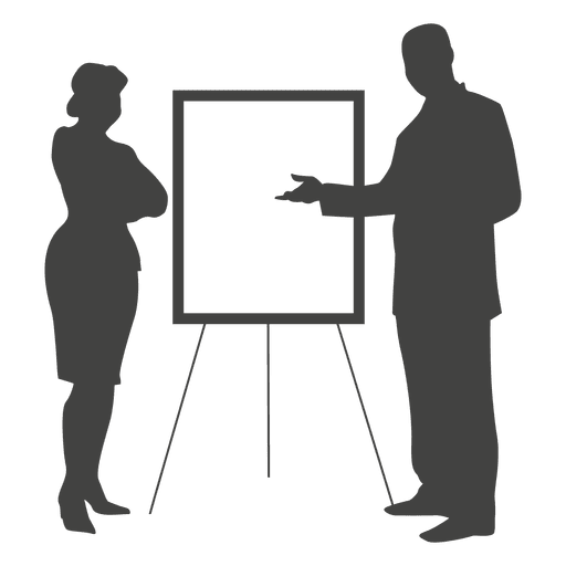 Business people discussing on board - Transparent PNG & SVG vector file