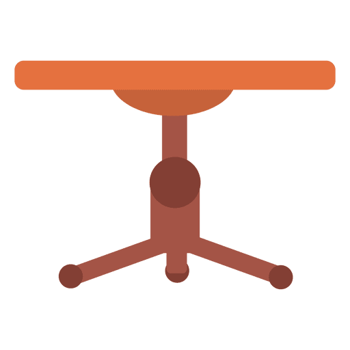 Flat wooden table - Transparent PNG & SVG vector file