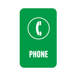 Green Phone Service Tag PNG & SVG Design For T-Shirts