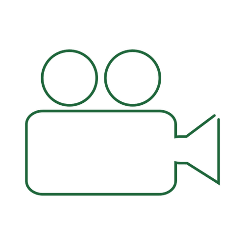 Green Video Camera Logo