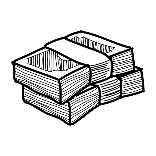 Hand drawn dollars - Transparent PNG & SVG vector file